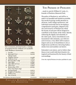 Matthews Bronze Memorial Emblems | Pinelawn Cemetery | Memorial Gardens ...